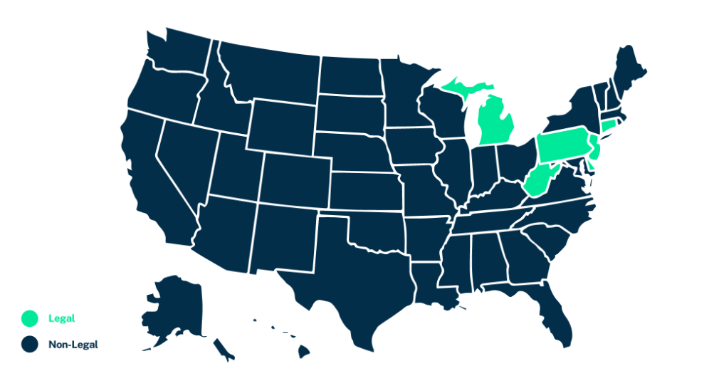 Current iGaming Landscape in the USA Overview 2024 - 2025 - Lucky Lady ...